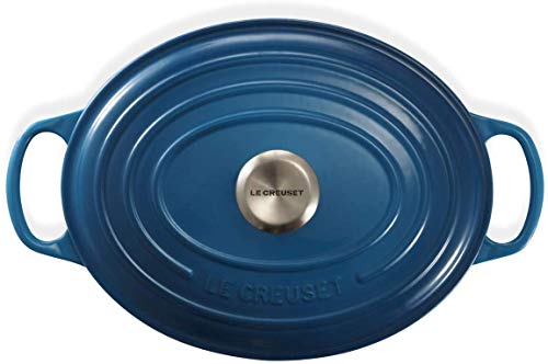Le Creuset Enameled Dutch Oven Cast Iron Signature Oval Casserole, 31cm, 6.75 Qt, Marseille