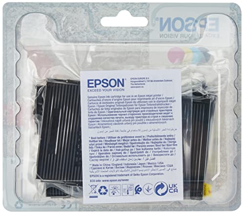 Epson Multipack 603XL Starfish Original XL High Capacity Ink Cartridges 4 Colours Black, Cyan, Magenta, Yellow, XP-2100 XP-2150 XP-3100 XP-3150 XP-4100 WF-2810DWF WF-2820 WF-2830DWF