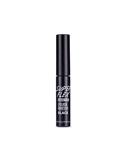 KISS i-Envy Super Flex Brush Eyelash Adhesive Rubber Type Black 0.176 oz KPEG07
