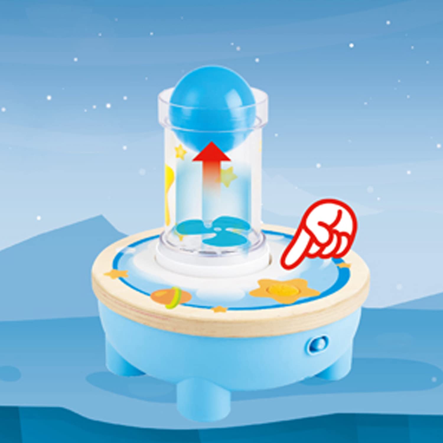 Hape Rocket Ball Air Stacker,24+ Months