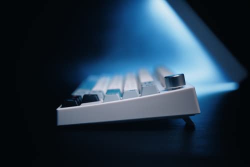 GK GAMAKAY TK75 75% Mute Mechanical Keyboard with Knob Control, Hot Swap RGB Bluetooth 5.0/2.4GHz Wireless/USB-C Wired PBT Cherry Profile Keycaps Silent Gaming Keyboard (GamaKay Pegasus Switch)