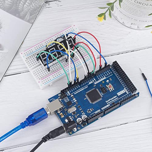 SunFounder MEGA Board Compatible with Arduino IDE ATMEGA2560 ATmega16AU + USB Cable