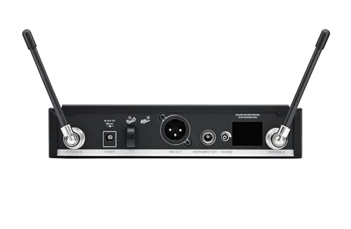 Shure BLX14R UHF Wireless System for Guitar and Bass - 14-Hour Battery Life, 300 ft Range, UHF | Includes 1/4" Jack Instrument Cable & Single Channel Rack Mount Receiver | H11 Band (BLX14R-H11)