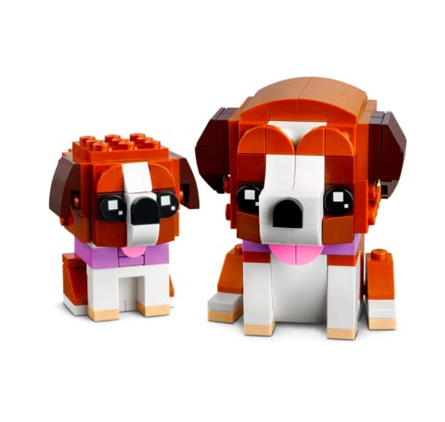 LEGO BrickHeadz Saint Bernard Dog and Puppy Set 40543