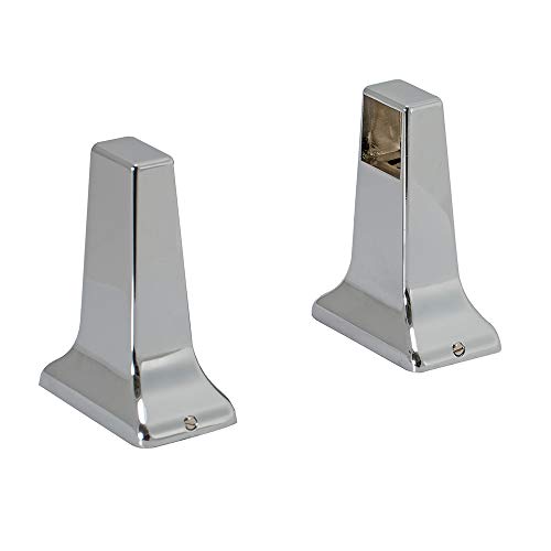 EZ-FLO 15155 Bathroom Towel Bar Brackets with Concealed Screws, Chrome