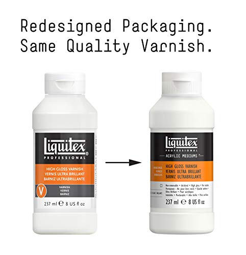 Liquitex Professional High Gloss Varnish, 237ml (8-oz)