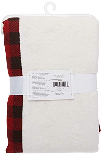Trend Lab Northwoods Framed Soft Fleece Receiving Blanket, Moose Applique, 30x40 Inch (Pack of 1)