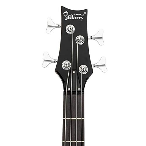 Bass Glarry GIB Electric Bass Guitar Full Size 4 String Burlywood