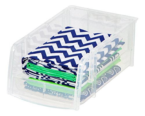 IRIS USA S Clear 12PK IRIS Small Bin