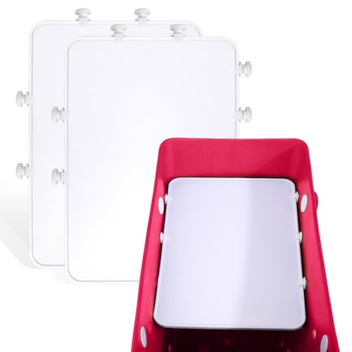 BABORUI 2PCS Divider Tray for Bogg Bag, Inserts Tray for Bogg Bag Accessories Compatible with Simply Southern/Bogg Bag Original X Large (White)