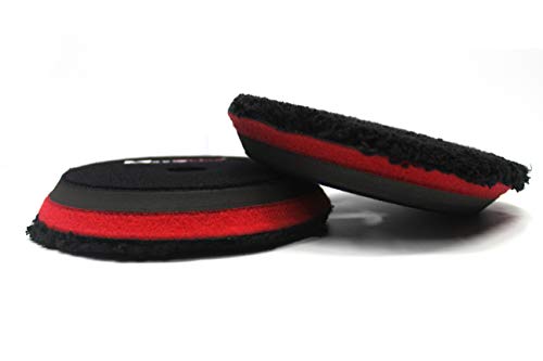 Maxshine Premium 5β Microfiber Polishing Pads for DA and Rotary Polishers β Ultra-Soft Microfiber, Dual EVA Cushion Foam Insertion, Hook & Loop