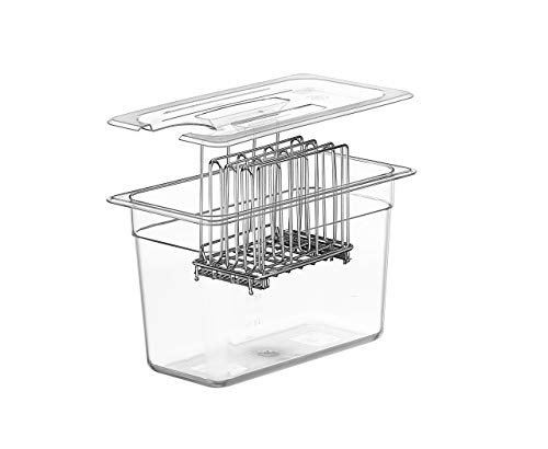 LIPAVI C5L-AP Lid for LIPAVI C5 Sous Vide Container, with cut-out for the Anova Precision immersion circulator