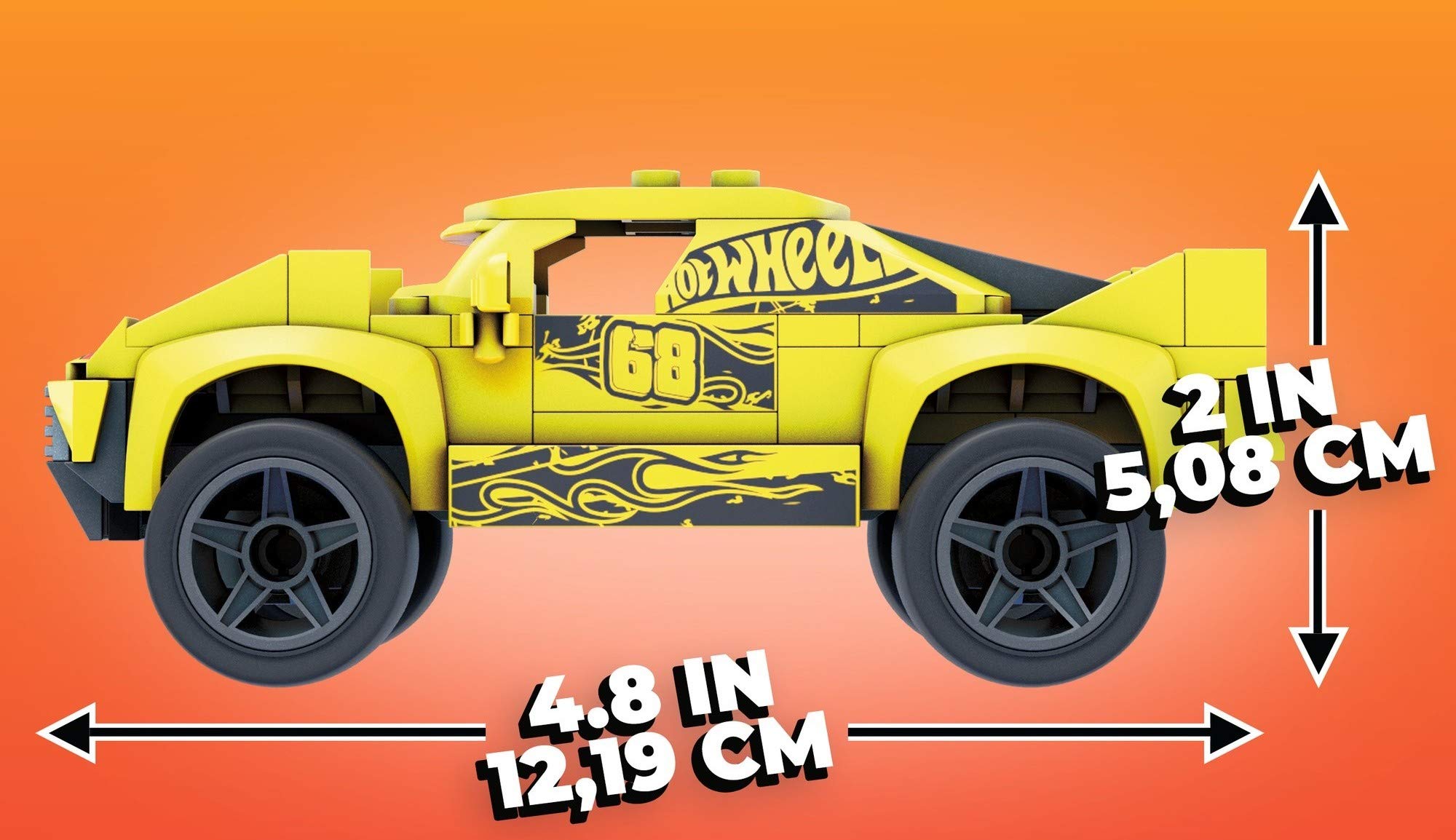 Hot Wheels Mega Construx Baja Truck Construction Set, Building Toys for Kids
