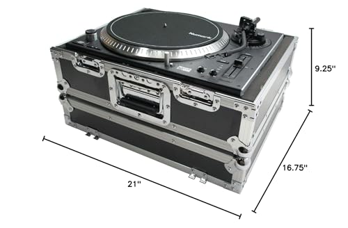 Harmony Audio HC1200E Flight Foam Lined DJ 1200 Size Road Turntable Custom Case