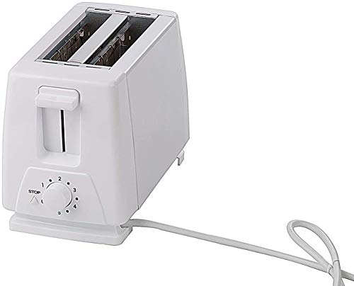 Hovico Toaster 2 Slice,Extra Wide Slot Toasters 2 Slice 6 WHITE Settings and Removable Crumb Tray, Stainless Steel Toasters Breakfast Machine