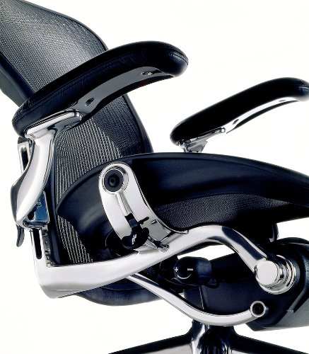Herman Miller Embody Ergonomic Office Chair | Fully Adjustable Arms and Carpet Casters | Black Balance