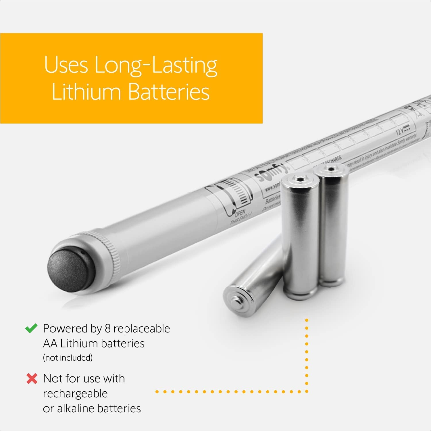 Two 12V Reloadable Battery Wands with Connector for Dual Battery Replacement