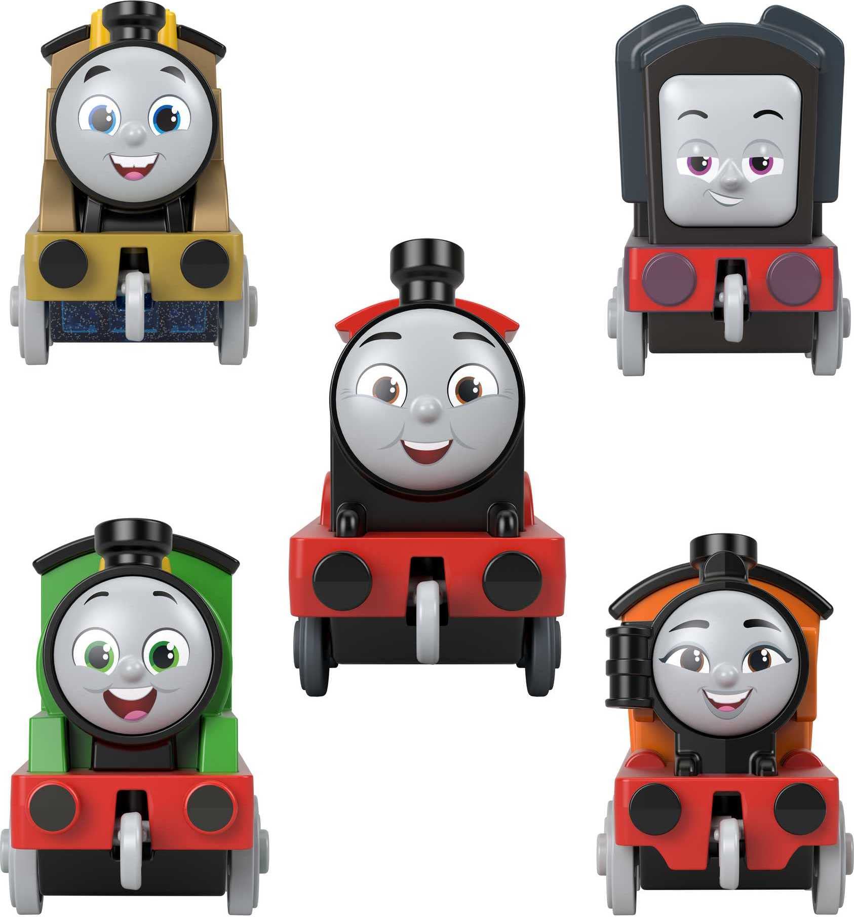 Fisher-Price Thomas Friends of Sodor 5-pack die-cast push-along toy train engines for preschool kids ages 3 years and older [Amazon Exclusive]