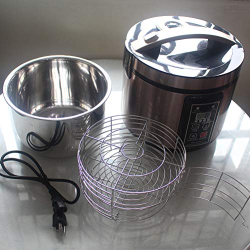 MLGB 6L Black Garlic Fermenter, Kimchi machine,Sweet Rice Wine Maker Full Automatic,Natto Maker,Yogurt Pot, FCC UL Listed