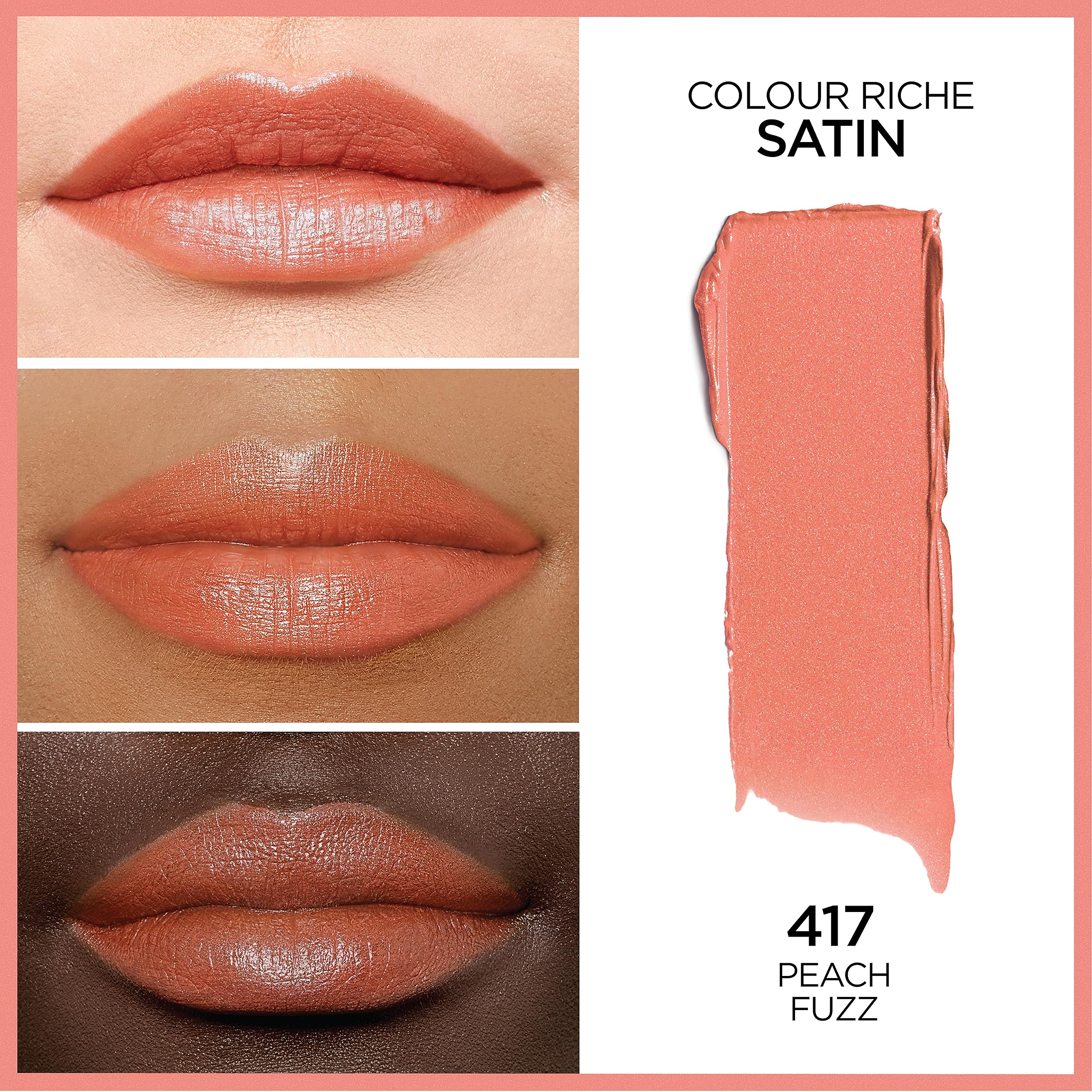 L'Oreal Paris Colour Riche Lipcolour, Peach Fuzz, 1 Count