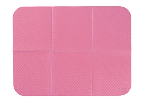 Ubbi Portable Diaper Changing Station + Diaper Storage Caddy Organizer with Changing Mat: Easily Stores Baby Diapers, Wipes + Baby Accessories - Pink