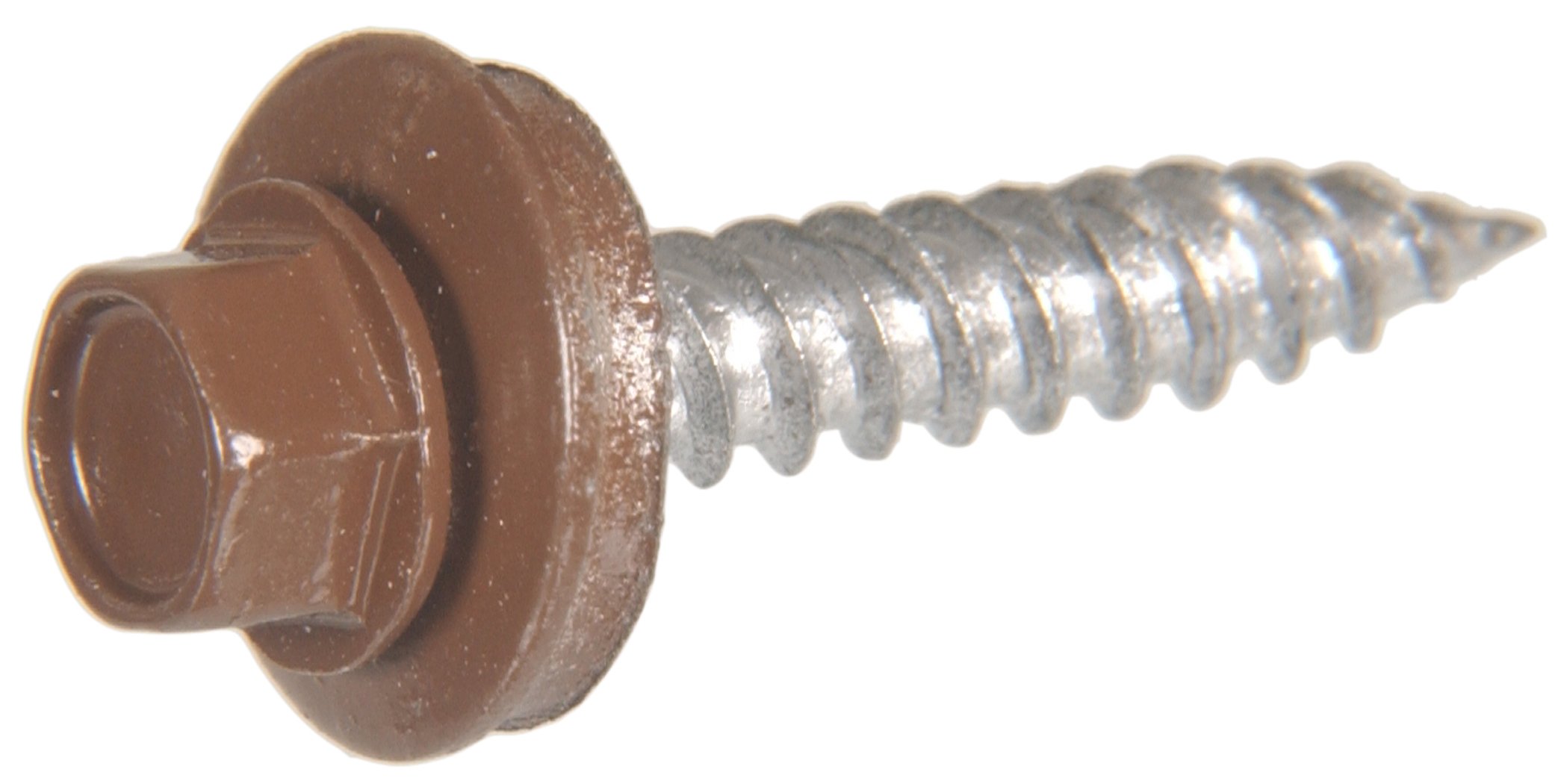 The Hillman GroupThe Hillman Group 35283 Self-Piercing Sheeters Screw Brown 10 x 1 40-Pack