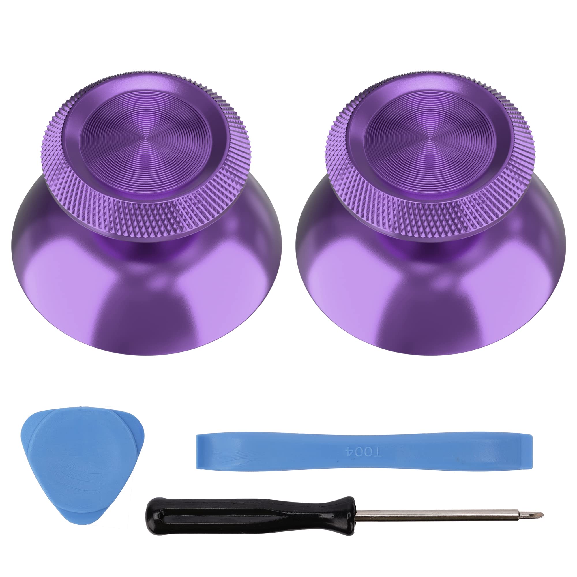 Avericht Metal Thumbsticks for PS5 Controller, Aluminum JoyStick Replacement Kit for Dualsense Controller(Metal Purple)