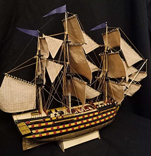 HMS Victory 3D Wooden Puzzle DIY Ship Craft Laser-Cut Model Kits to Build for Adults 1:200