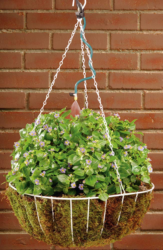 Orbit 56311 Hanging Basket Drip Irrigation Drip Watering Kit with Flex Misters,Black