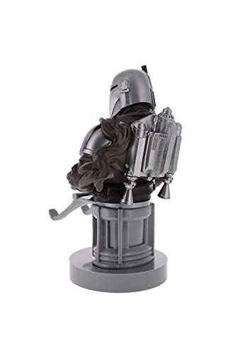 Exquisite Gaming: Star Wars: The Mandalarian - Original Mobile Phone & Gaming Controller Holder, Device Stand, Cable Guys, Licensed Figure