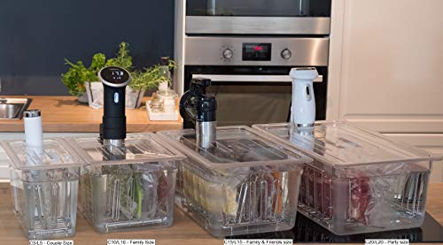 LIPAVI C5L-AP Lid for LIPAVI C5 Sous Vide Container, with cut-out for the Anova Precision immersion circulator