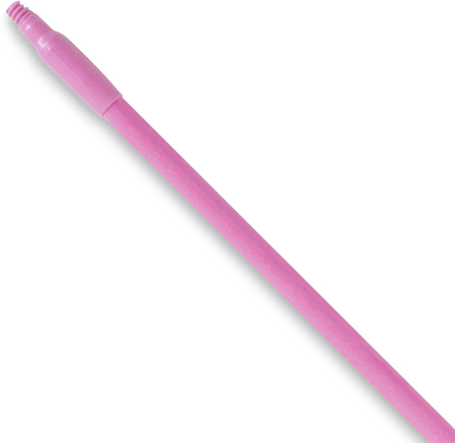 SPARTA 41225EC26 Fiberglass Broom Handle, Mop Handle, Replacement Handle With Acme Threaded Tip For Commercial Cleaning, 48 Inches, Pink