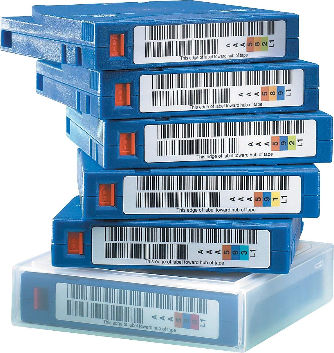 HP C7971A 1/2" Ultrium LTO-1 Cartridge, 1998ft, 100GB Native/200GB Compressed Capacity