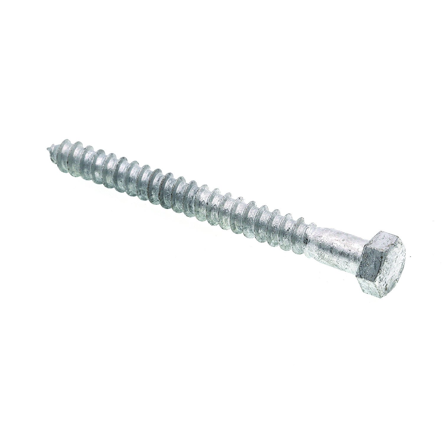 Prime-Line 9056408 Hex Lag Screws, 3/8 In. X 4 In., A307 Grade A Hot Dip Galvanized Steel (25 Pack)
