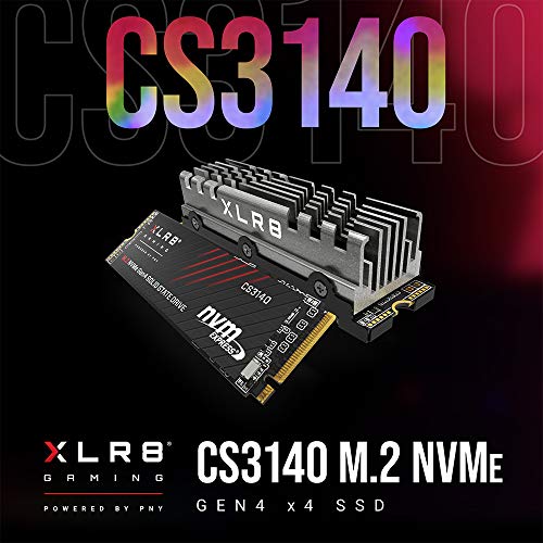 PNY XLR8 CS3140 2TB M.2 NVMe Gen4 x4 Internal Solid State Drive (SSD) - M280CS3140-2TB-RB