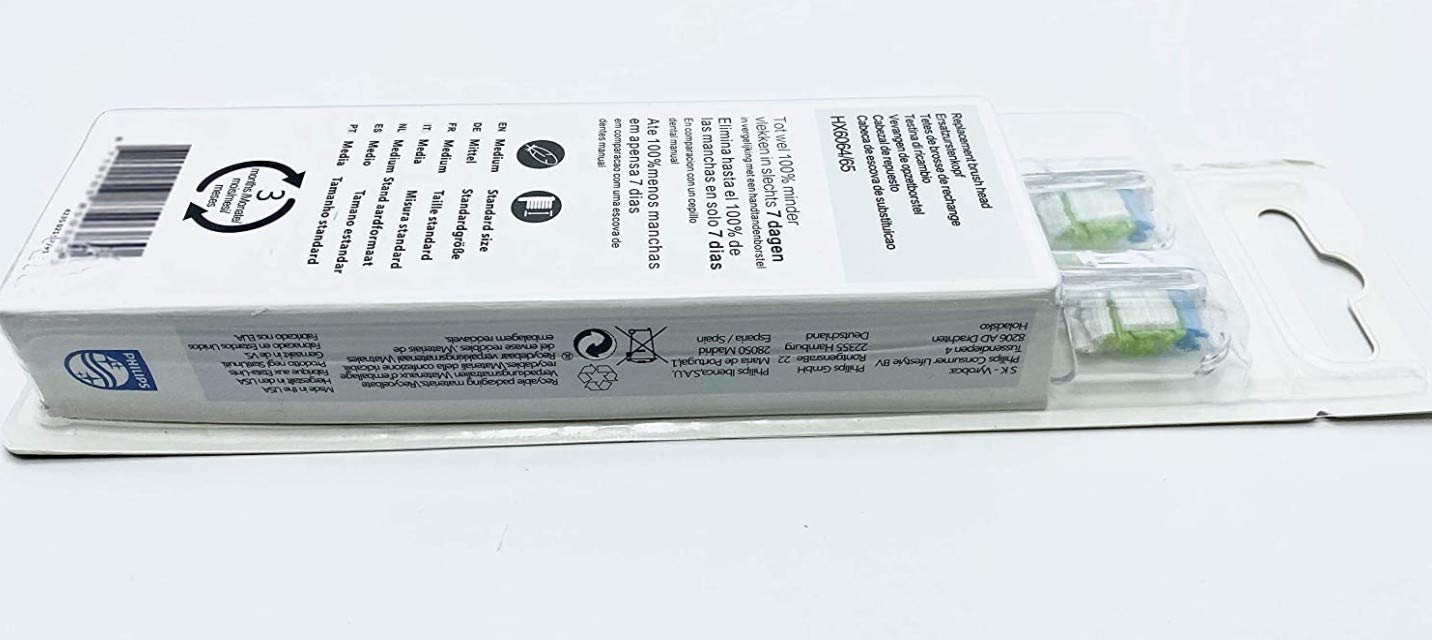 Toothbrush Heads by Philips Sonicare DiamondClean Compact Sonic Toothbrush Heads HX6074/26 x 4