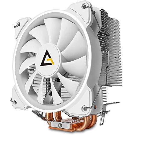 Antec CPU Cooler, C400 Glacial 120mm Pure White LED for Intel LGA 775/1150/ 1151/1155/ 1156/1366/ 2011/2066 & AMD Socket FM2/ FM1/ AM3+/ AM2 +/ AM2/ AM4