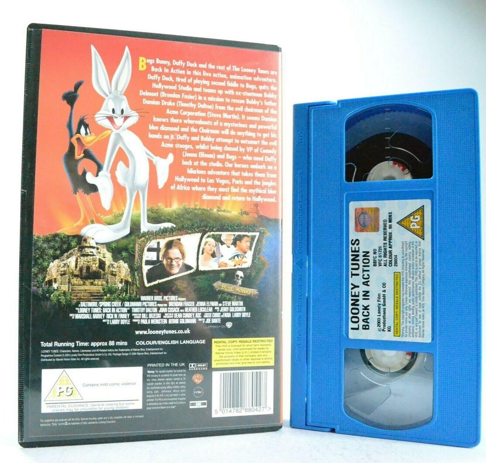 Looney Tunes Back In Action: The Movie - Large Box - Ex-Rental - Kids - Pal VHS