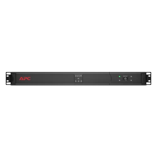 APC Smart-UPS SC 500VA, 1U Rackmount UPS (SC500RM1U)