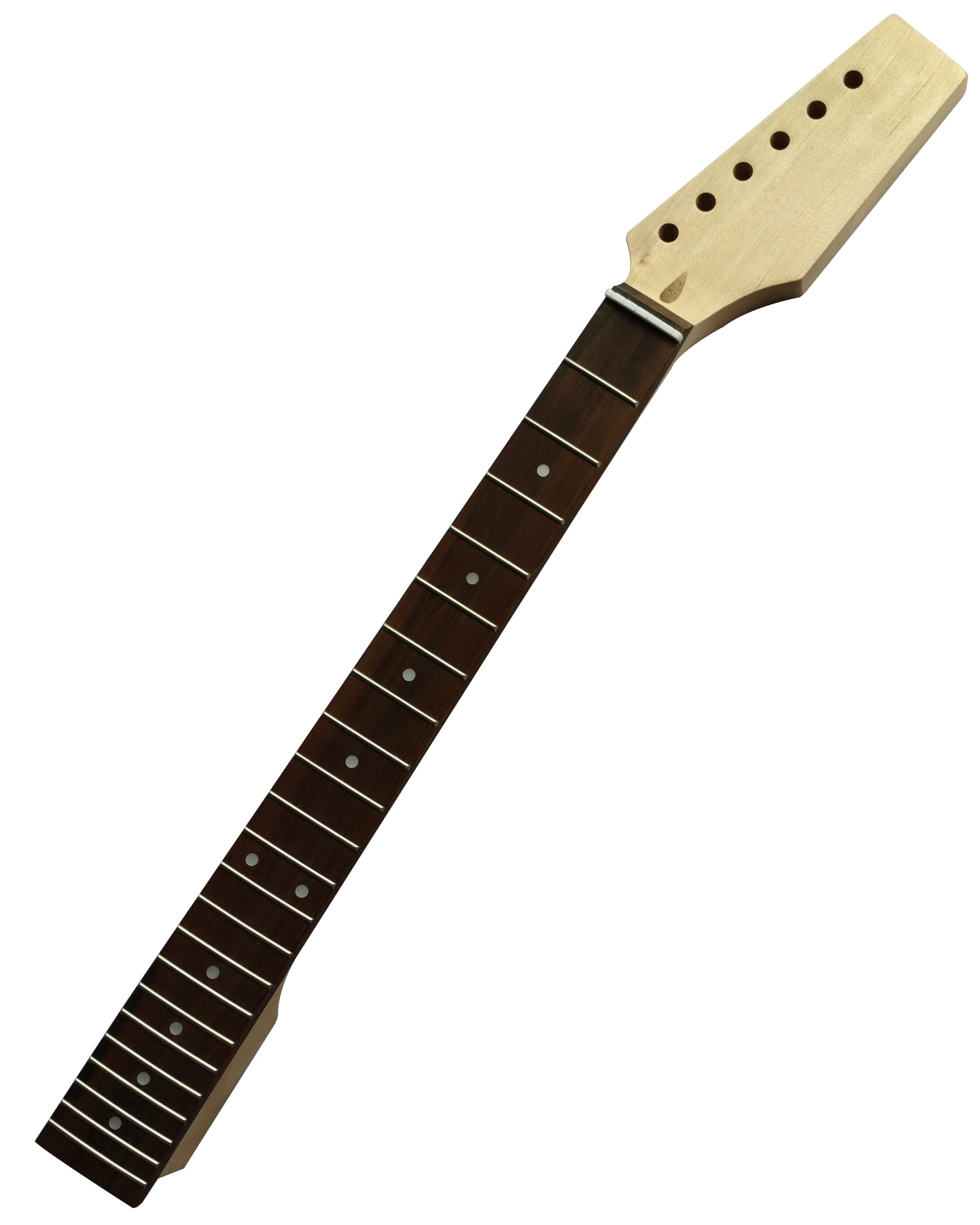 HENGYEE DIY Electric Guitar Kits Strat Style Beginner Kits 6 String Right Handed with Paulownia Body Maple Neck composite ebony Fingerboard Chrome Hardware Build Your Own Guitar. (HY-ST01)