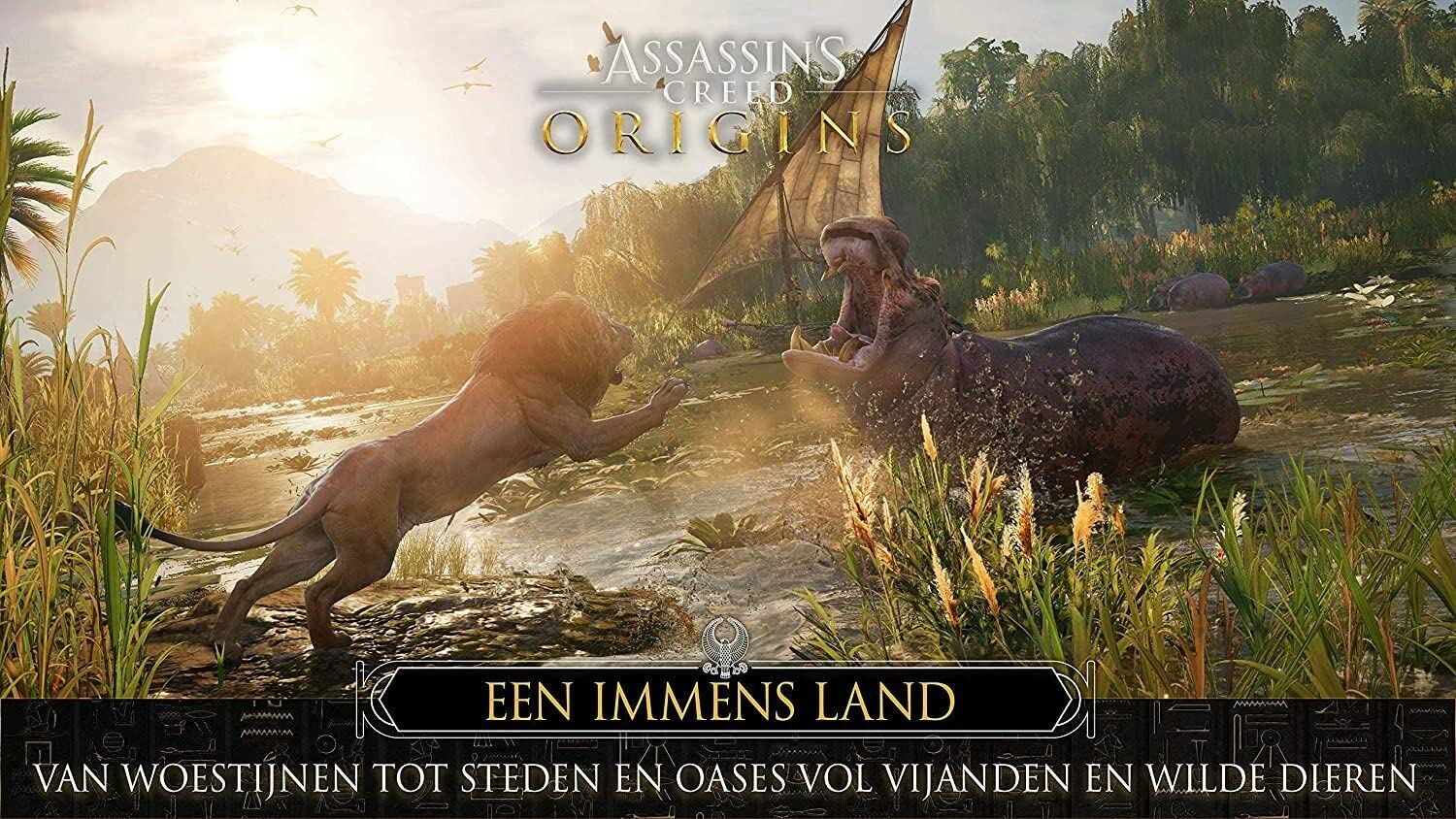 Assassins Creed Origins PS4 PS5 Ubisoft Battle Fighting - New!