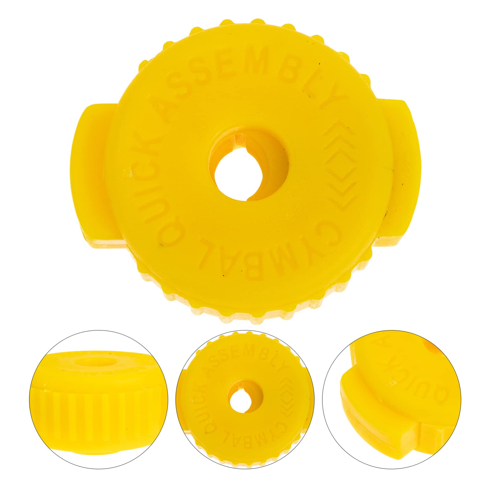 ARTIBETTER Drum Cymbal Nut Drum Set Practice Cymbal Low Volume Cymbal Pack Mute Cymbal Set
