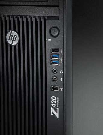 HP Z420 Workstation- 4 Core E-1620 3.6Ghz up to 3.8GHz CPU- 32GB RAM- 1TB SSD + 4TB Hard Drive with 3 YR WNTY- Nvidia 4000 2GB DDRR5 Graphics Card- Windows 10 Pro - USB 3.0