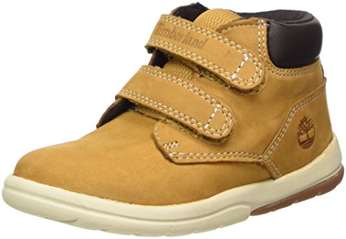 Timberland unisex child Toddle Tracks Hook & Loop Ankle Boot, Wheat Nubuck, 7 Toddler US