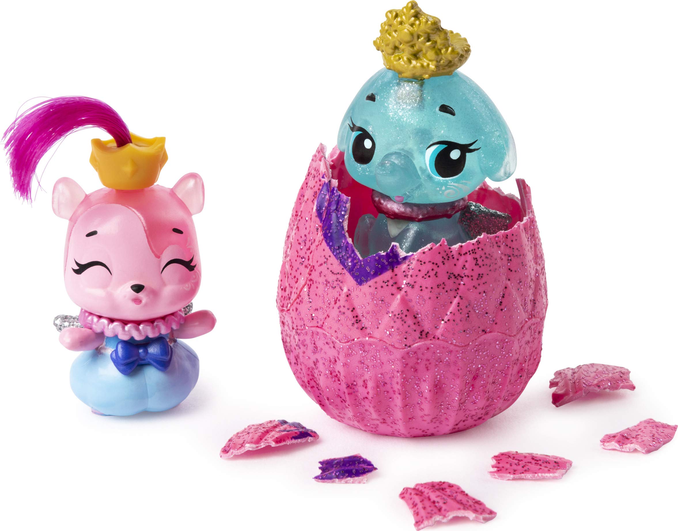 Hatchimals CollEGGtibles, Glitter Salon Playset with 2 Exclusive, for Kids Aged 5 and Up