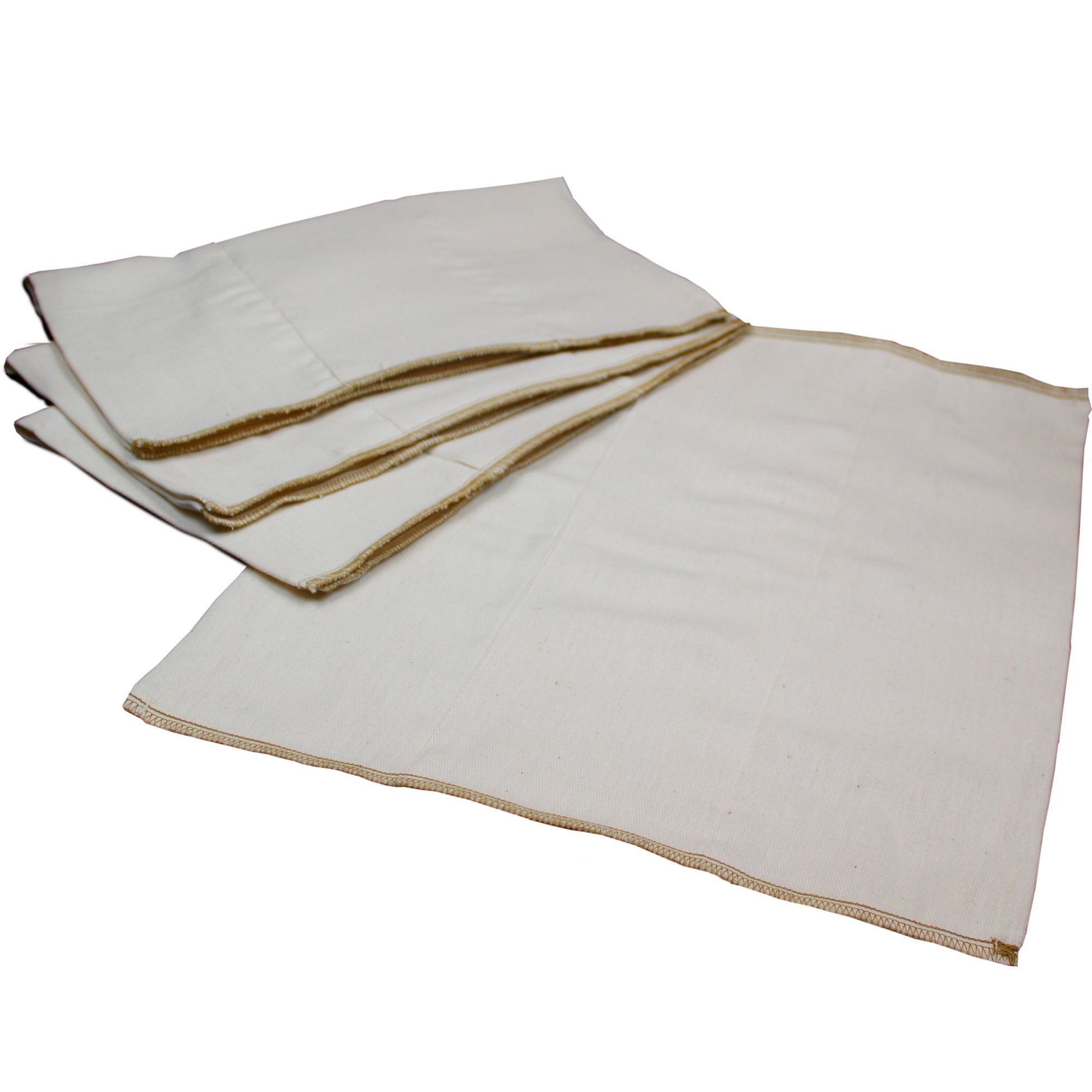 OsoCozy Better Fit Unbleached Prefold Cloth Diapers -100% Cotton, Gauze Weave, Sized for Tri Folding - Size 3 - (Toddler 4x8x4 Fits 25-45 lb.) - 1 Dozen