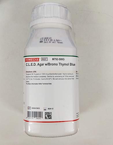 HiMedia M792-500G C.L.E.D. Agar with Bromo Thymol Blue, 500 g