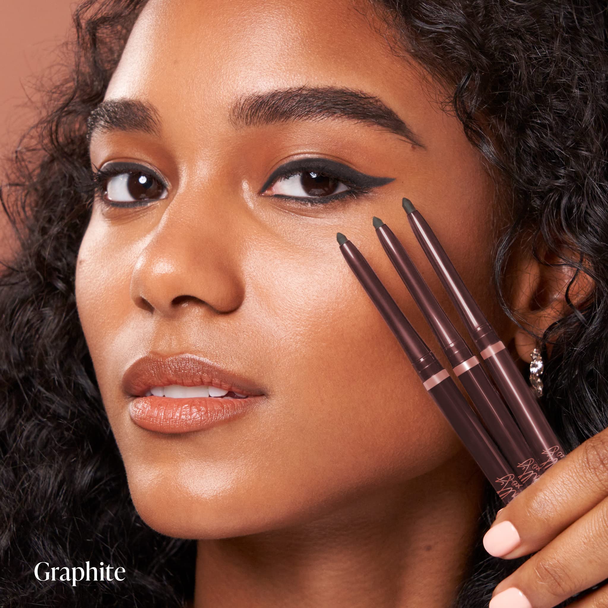 Mally Beauty Evercolor Gel Waterproof Eyeliner - Graphite - Creamy Long-Lasting Smudge-Proof Gel Formula - Retractable Eye Liner