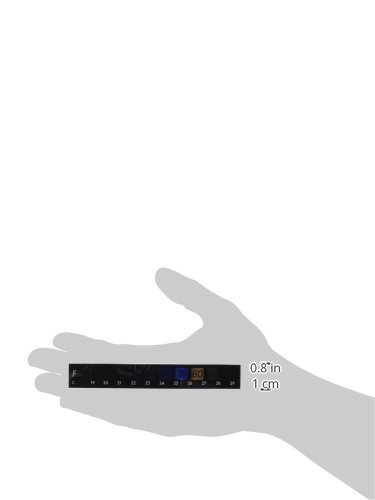 LCR Hallcrest 43330983: Liquid Crystal Aquarium Thermometer Horizontal