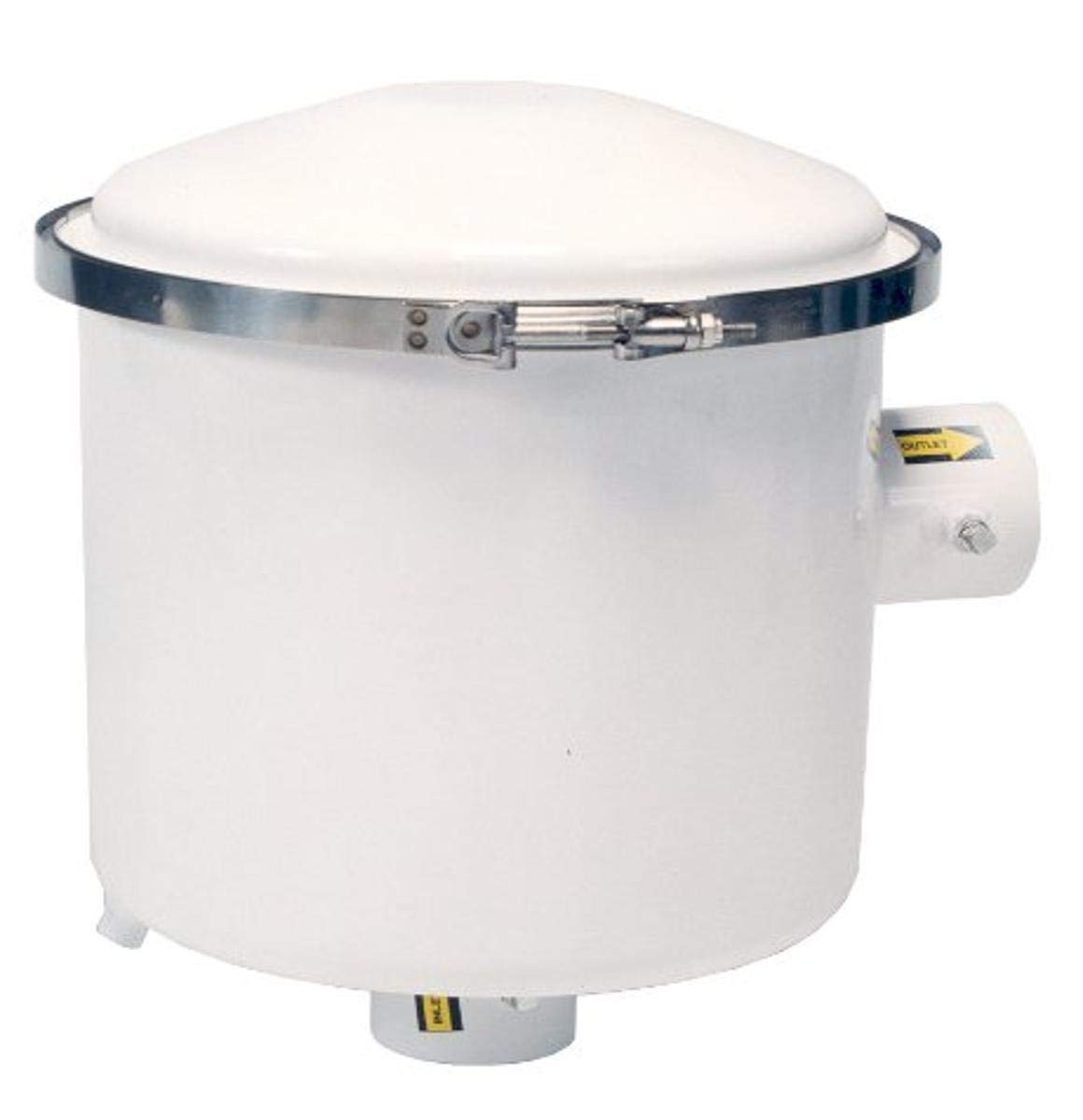 Solberg HDL-PSG244/2-250C⢠Oil Mist Discharge Filter for Vacuum Pump, 2-1/2" FPT Inlet/Outlet, 16" Height, 15-1/4" Diameter, 250 SCFM, Made in the USA